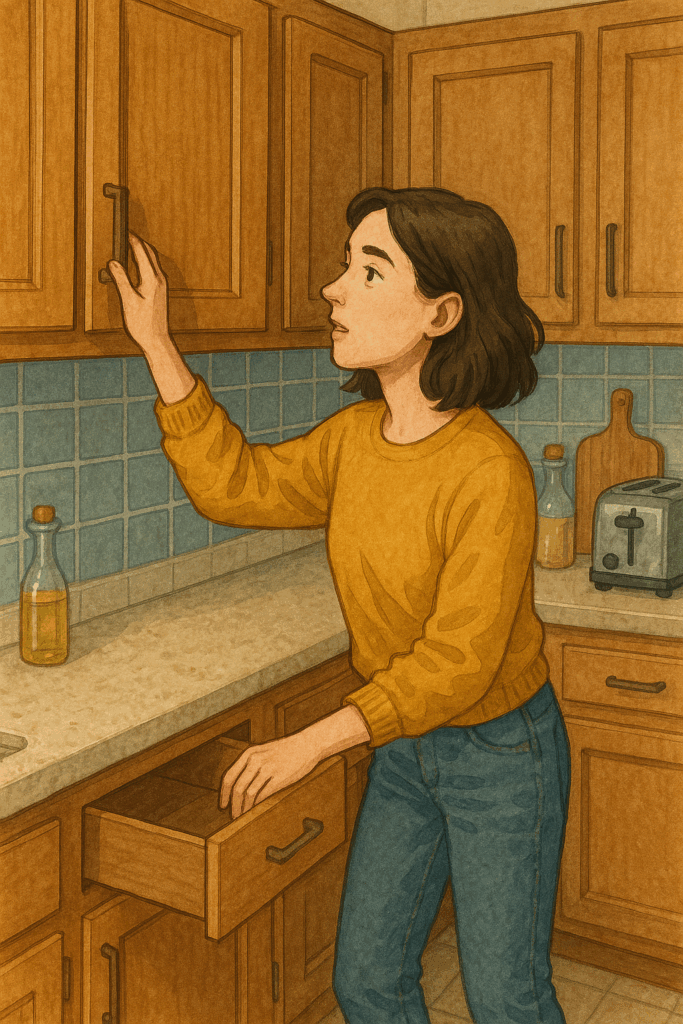 Daily Puzzle: Found In Kitchen Cabinets